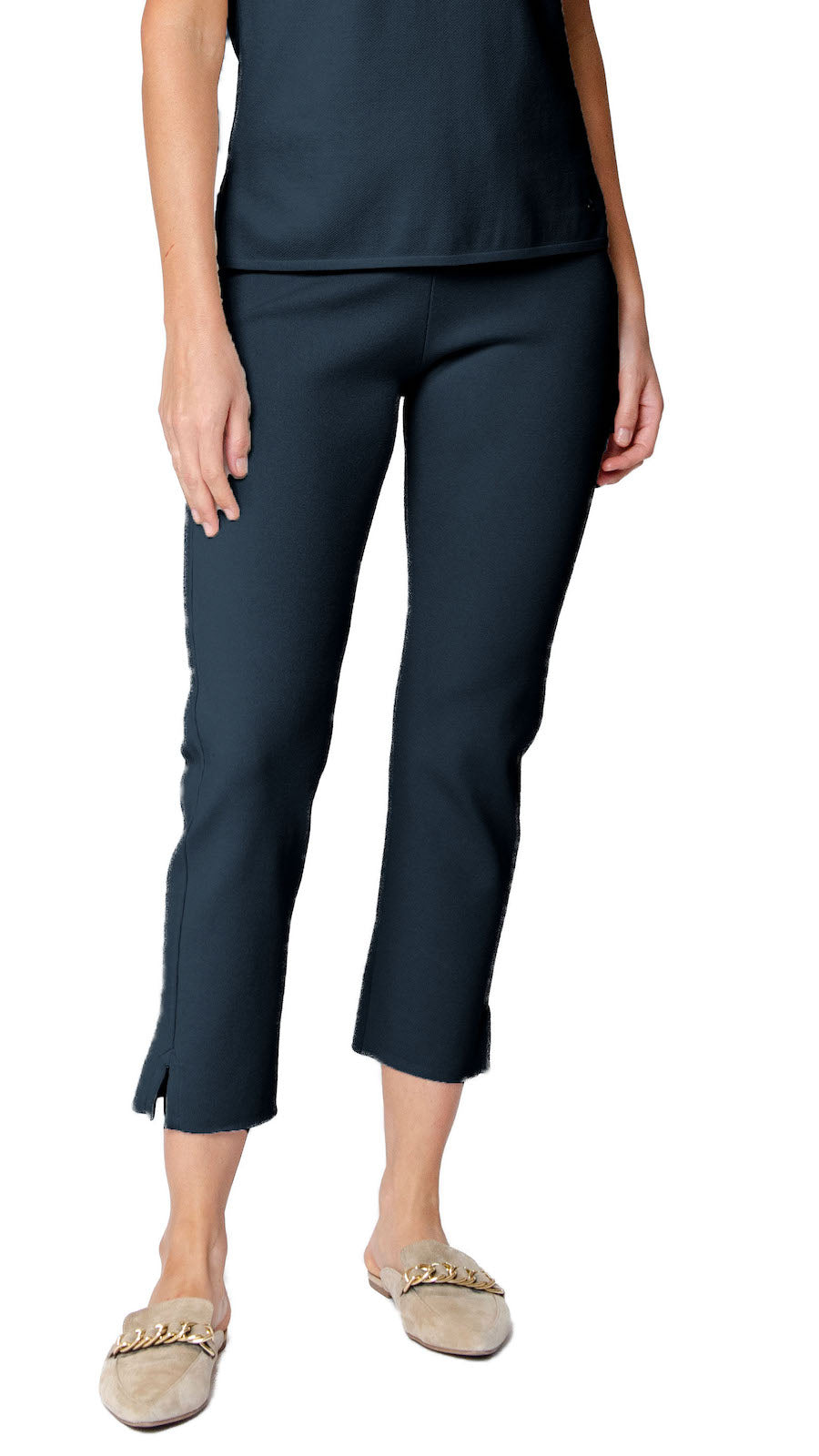 Alice Milano-Knit Slim Leg Pants; Dark Navy – Morneault's Stackpole ...