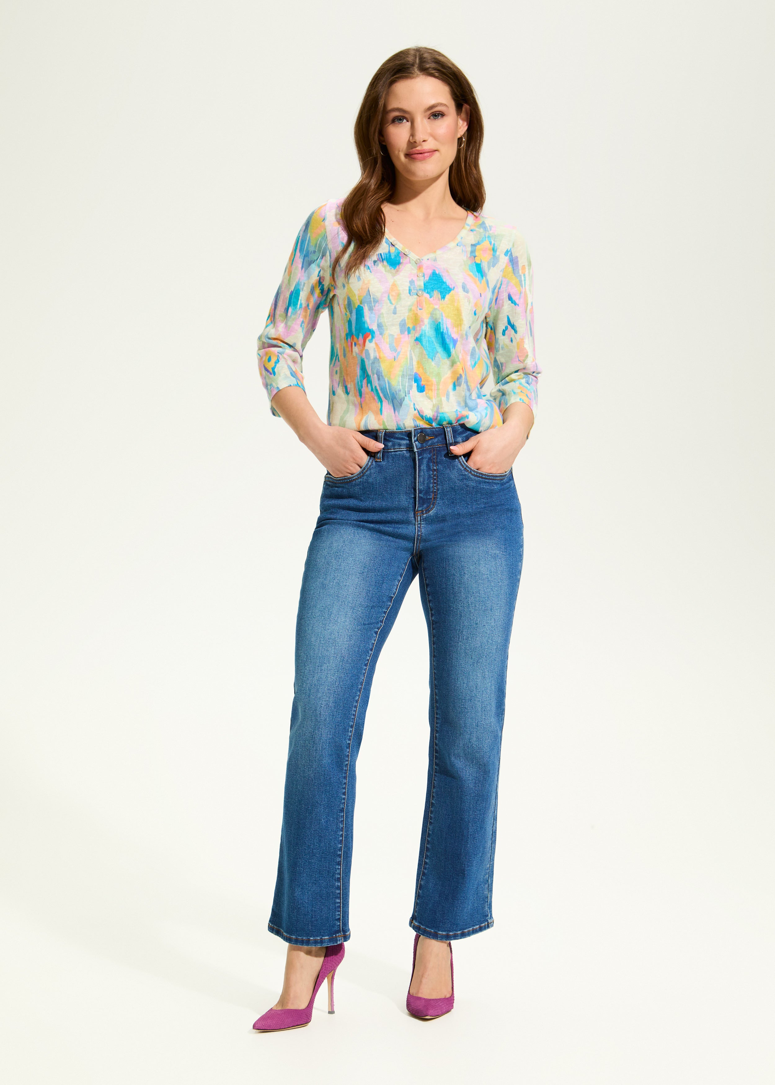 Olivia Boot Ankle Denim Pant - Medium Wash – Morneault's Stackpole ...