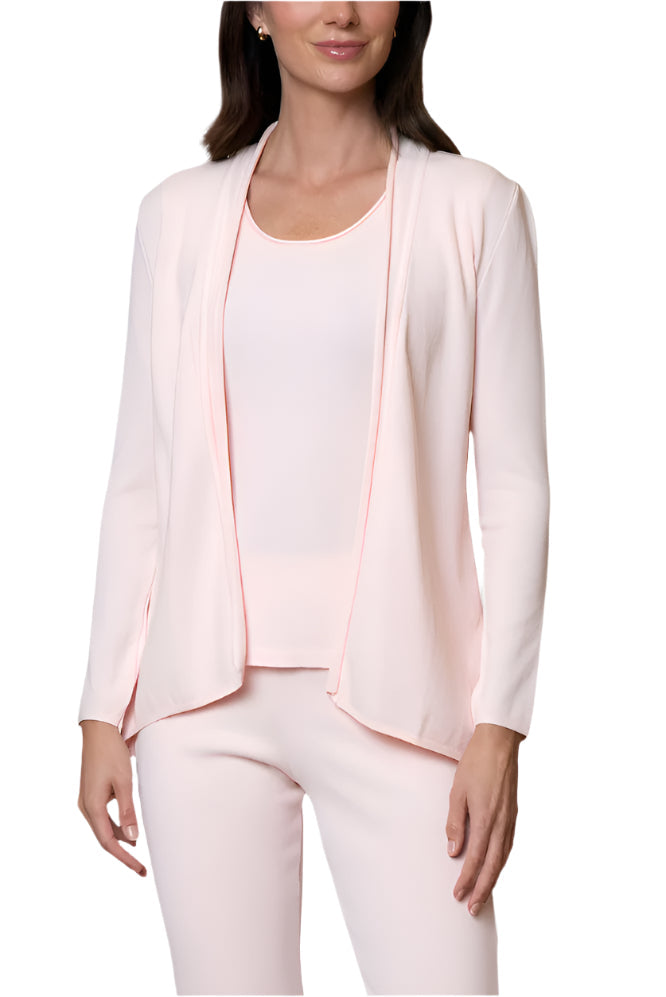 Amy Shawl Collar Cardigan ; Rose Petal – Morneault's Stackpole Moore Tryon